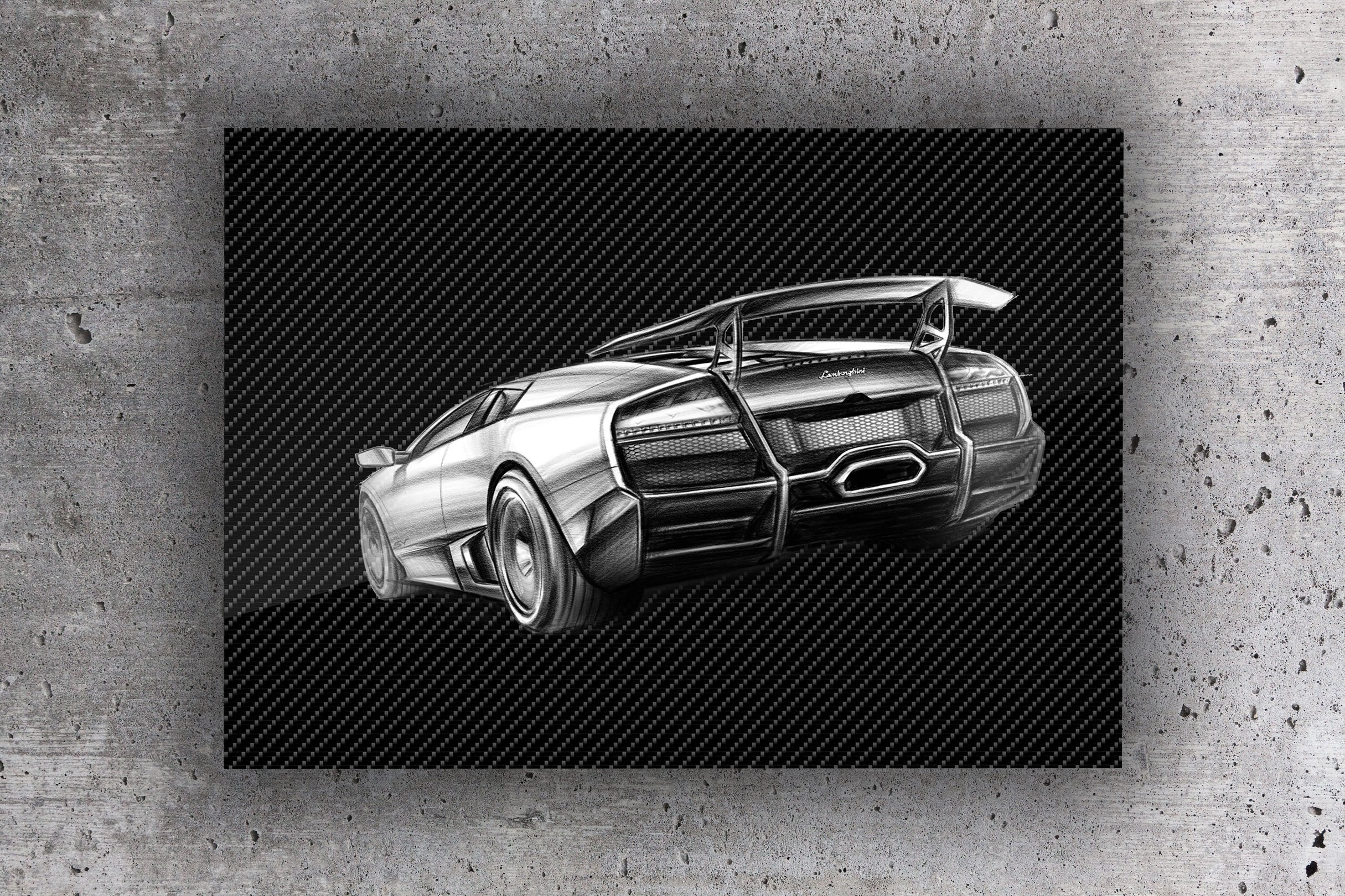 How To Draw A Lamborghini Murcielago